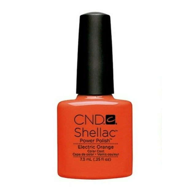 CND SHELLAC - Electric Orange – NW Nail Supply