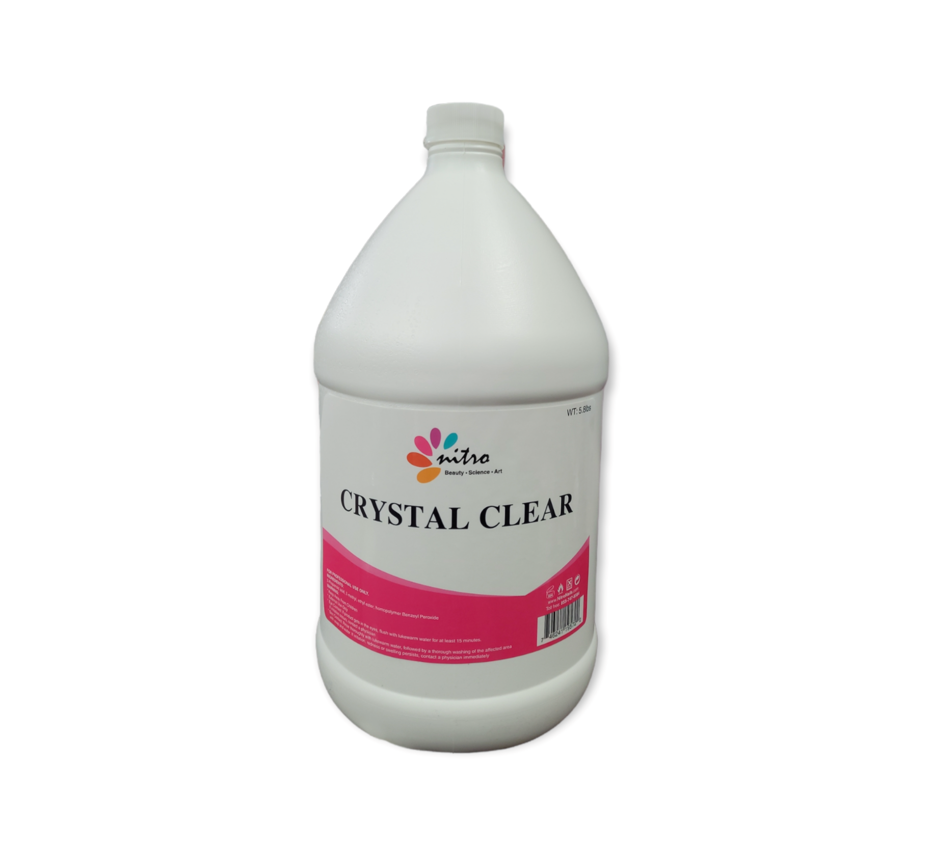 Nitro Dipping Powder 92 oz - CRYSTAL CLEAR * Saving Size * – NW Nail Supply