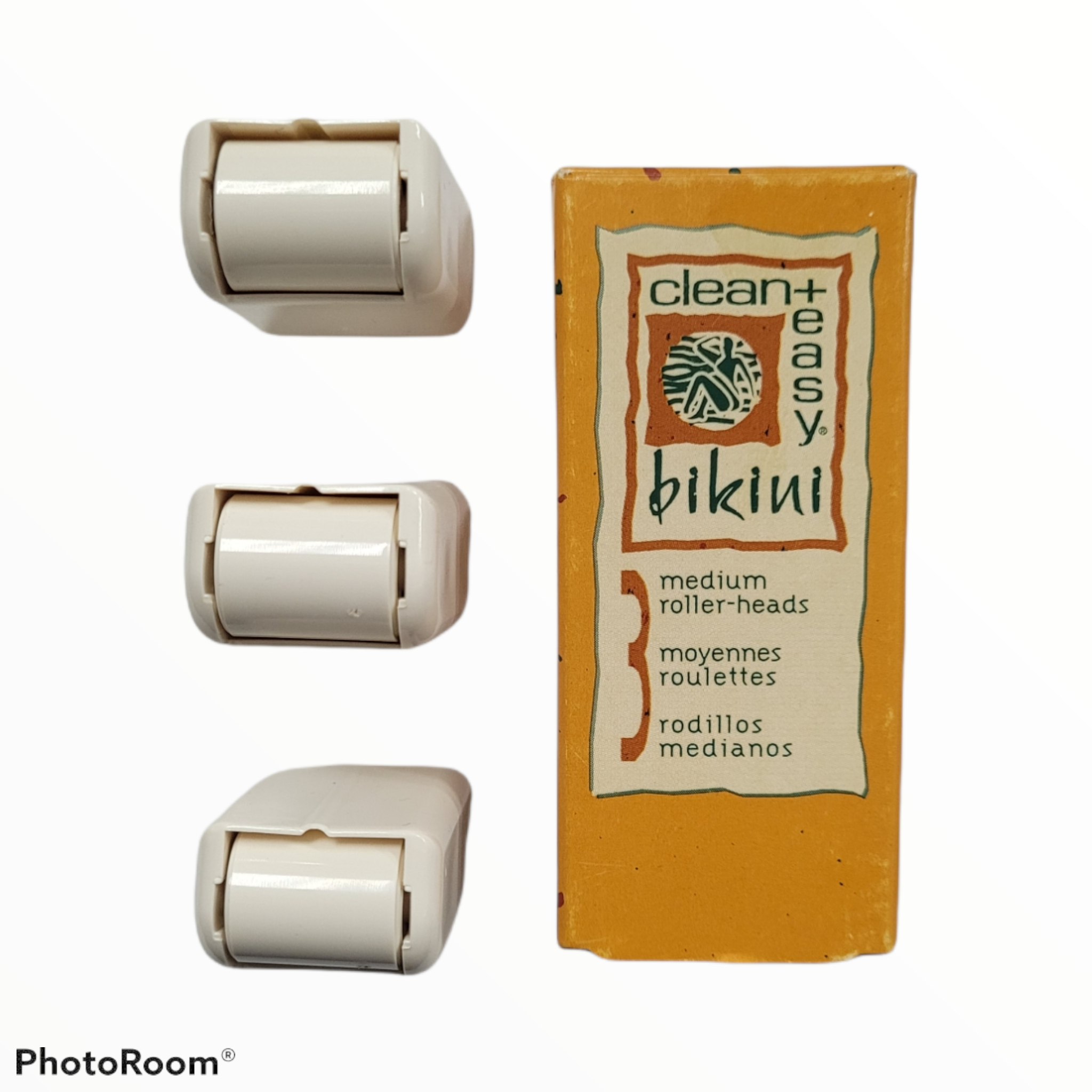 Clean + Easy Medium Roller head, Bikini Roll-on Waxing System, 3-Pack ...