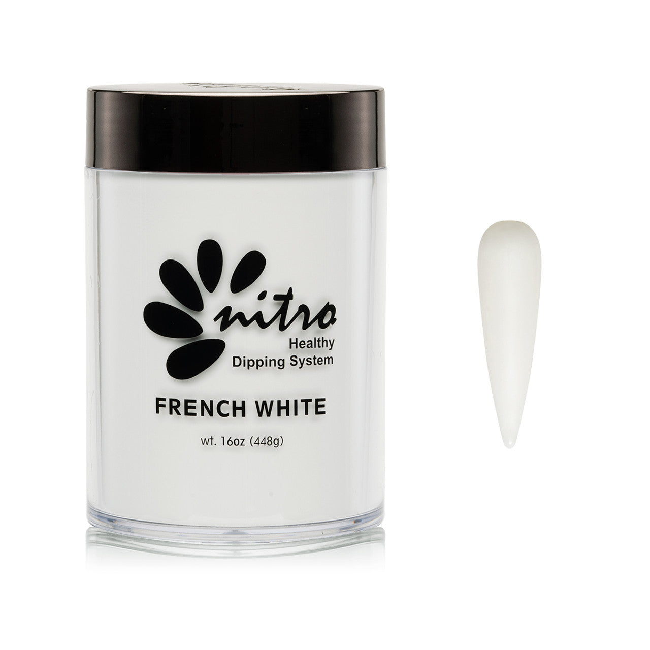 Nitro Dipping Powder Refill 16oz - French-White – NW Nail Supply