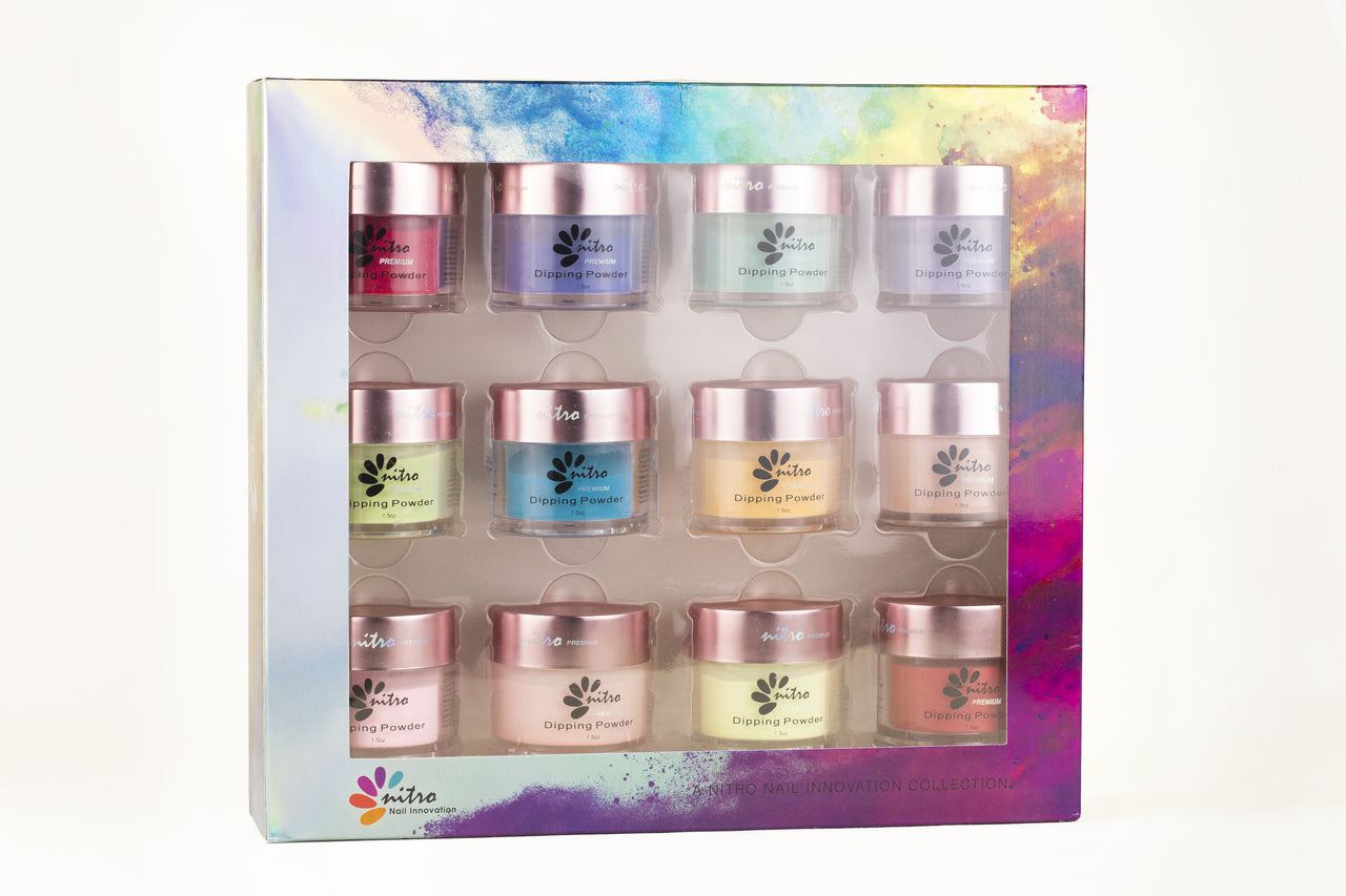 Nitro Paradise Powder Set of 12 Colors *FREE* Dipping Solution Set – NW ...